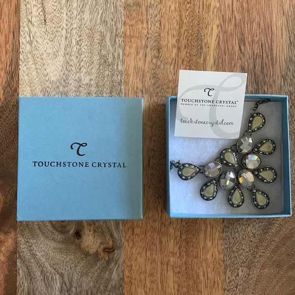Touchstone Crystal | Jewelry | Swarovski Touchstone Crystal Bravo Necklace Statement Necklace ...